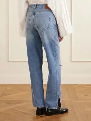 ANINE BING Roy Straight-leg Jeans In Denim
