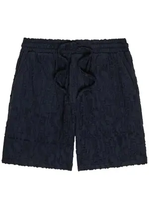 RAITH Fausto Flocked Pattern Terry Shorts