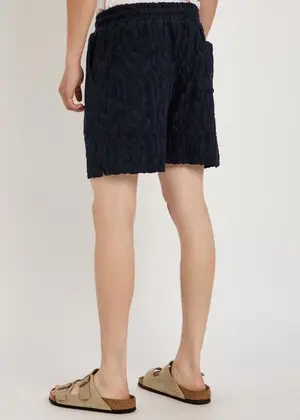 RAITH Fausto Flocked Pattern Terry Shorts