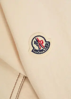 Moncler Watagua Cotton And Linen-blend Overshirt - Ecru