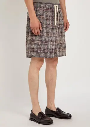 PICANTE Rocco Checked Cotton Shorts