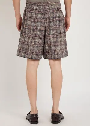 PICANTE Rocco Checked Cotton Shorts