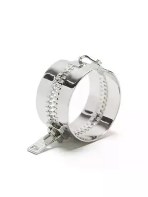Acne Studios Zip-detail Hoop Earrings