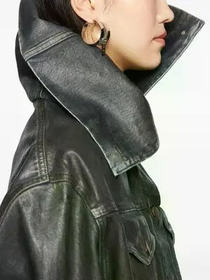Acne Studios Zip-detail Hoop Earrings