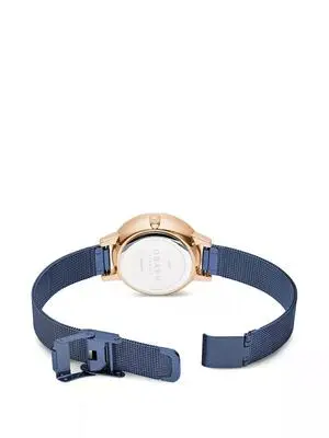 OBAKU Orion Crystal-embellished Rose Gold-tone Watch