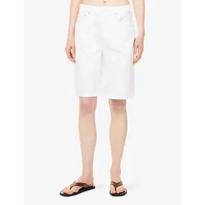 ANINE BING Jasper Baggy Denim Shorts