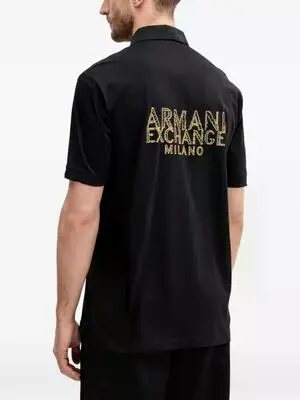 Armani Exchange Buttoned Polo Shirt