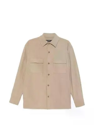 Karl Lagerfeld Corduroy-effect Overshirt - Neutrals