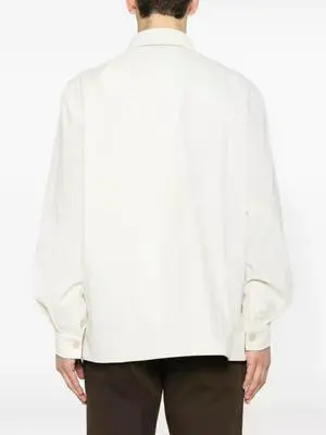 Karl Lagerfeld Corduroy-effect Flap-pocket Overshirt