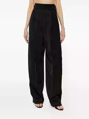 Sportmax Buckle-detail Wide-leg Trousers