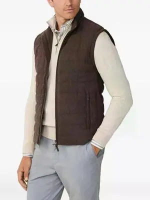 HACKETT  Herringbone Quilted Gilet