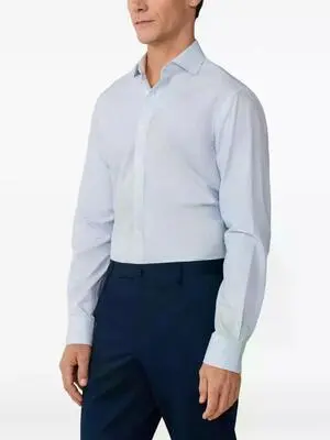HACKETT  Mini Geometric-print Cotton Shirt
