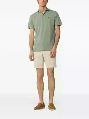 HACKETT LONDON Embroidered Classic-fit Polo Shirt - Green