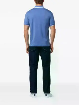 HACKETT  Logo-print Short-sleeve Polo Shirt - Blue