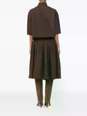 MAISON MARGIELA Wool Shirting Shirt Dress