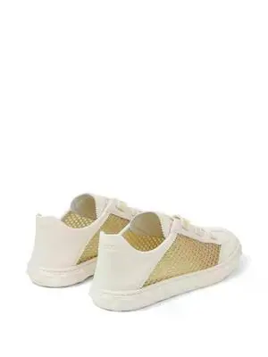 JIMMY CHOO Diamond Light Flex Mesh Sneakers - Neutrals