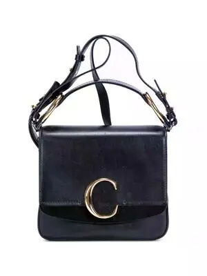 Chloé Chloé C Logo Shoulder Bag Black