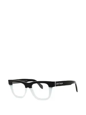 Palm Angels Two-toned Square Frame Eyeglasses - Black