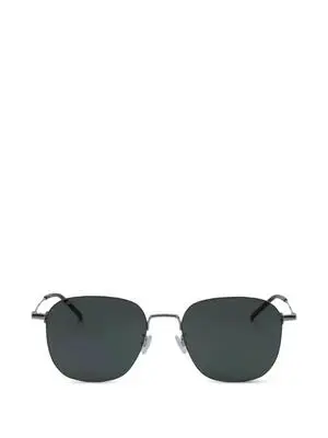 Saint Laurent Rectangle Frame Sunglasses - Silver