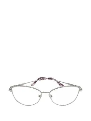 TOM FORD Cat Eye Frame Eyeglasses - Silver