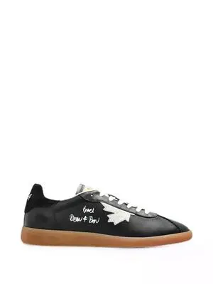 Dsquared2 Rebels Leather Sneakers - Black