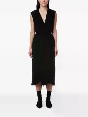 Another Tomorrow Gathered Midi Dress
