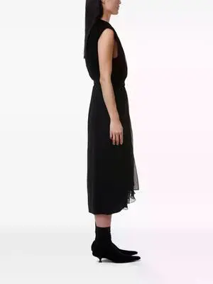Another Tomorrow Gathered Midi Dress