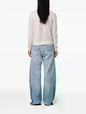 Another Tomorrow Cashmere Draped-neck Sweater