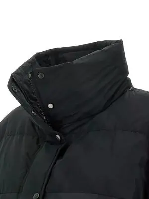 Brunello Cucinelli Monili-detail Cropped Puffer Jacket - Black