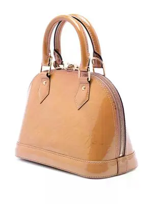 LOUIS VUITTON Monogram Vernis Alma Bb Satchel