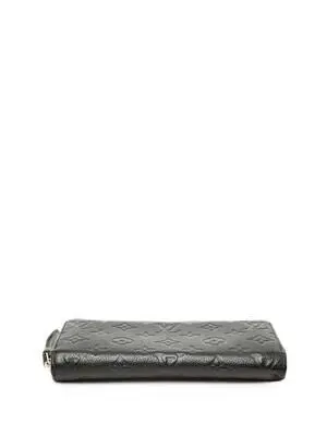 LOUIS VUITTON 2017 Monogram Empreinte Zippy Wallet Long Wallets - Black