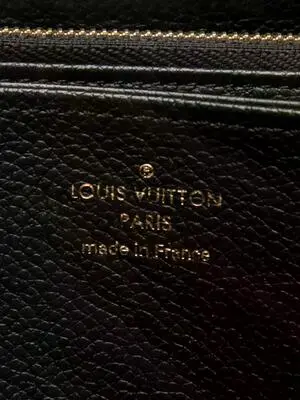 LOUIS VUITTON 2017 Monogram Empreinte Zippy Wallet Long Wallets - Black