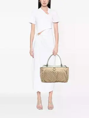 Gucci Gg Canvas Abbey D Ring Tote Bag
