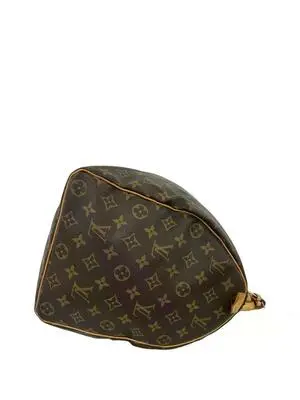 LOUIS VUITTON Monogram Keepall 45 Travel Bag - Brown