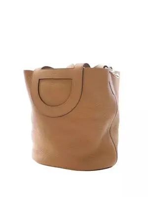 Hermès 23 Handbag In Clemence And Swift Leather - Brown
