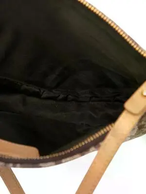 Dior Mini Diorissimo Saddle Pochette Shoulder Bag - Brown