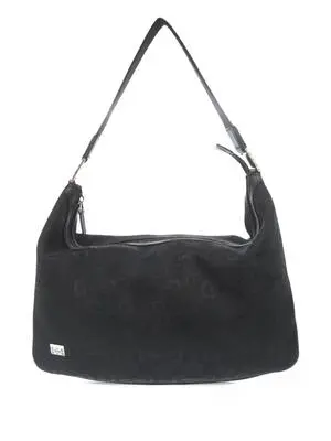 Gucci Horsebit Canvas Shoulder Bag