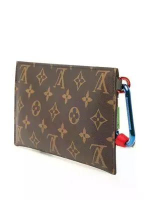 LOUIS VUITTON Monogram Canvas Pochette Clutch Bag