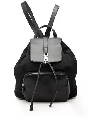 Gucci Jackie Drawstring Backpack - Black