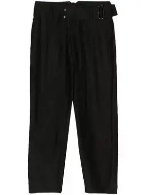 Yohji Yamamoto Black Wash Pants For Women