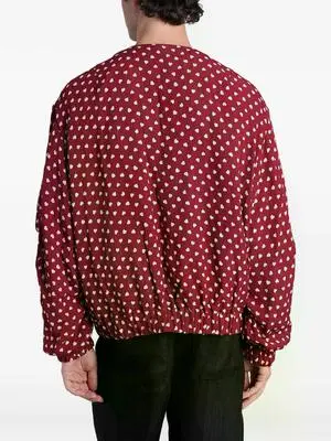 Needles Heart-print Bomber Jacket