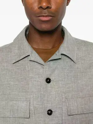 Zegna Button-up Flap-pocket Shirt