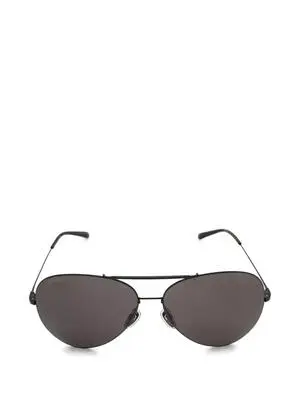 Gucci Pilot Frame Double Bridge Sunglasses - Black