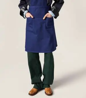 Miu Miu Garment-dyed Gabardine Apron