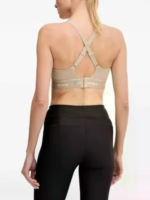 Guess Logo-underband Cross-back Bra