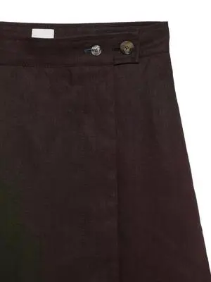 Paul Smith A-line Mini Skirt With Button Fastening
