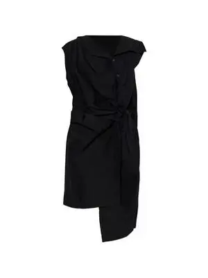 Issey Miyake Twisted Drape Jumpsuit - Black