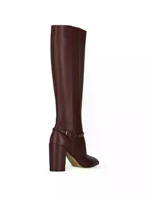 FERRAGAMO Gancini Chain-link Knee-high Boots