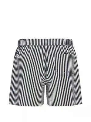 Guess Vertical Stripe Drawstring Swim Shorts