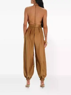 MANURI Bazar Pleated Trousers - Brown